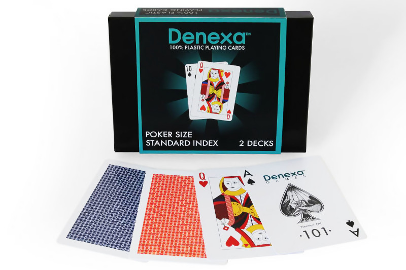 Poker-Size Plastic Playing Cards: Cardinal Directions - Denexa Games