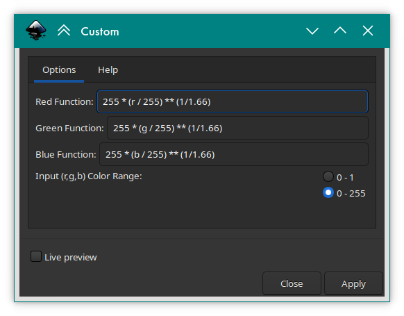 How to perform gamma correction in Inkscape | Denexa Games How to perform gamma correction in Inkscape | Denexa Games